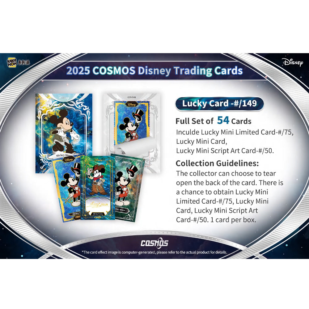 SHOP KAKAWOW 2025 COSMOS Disney Trading Cards – TCGHOBBY