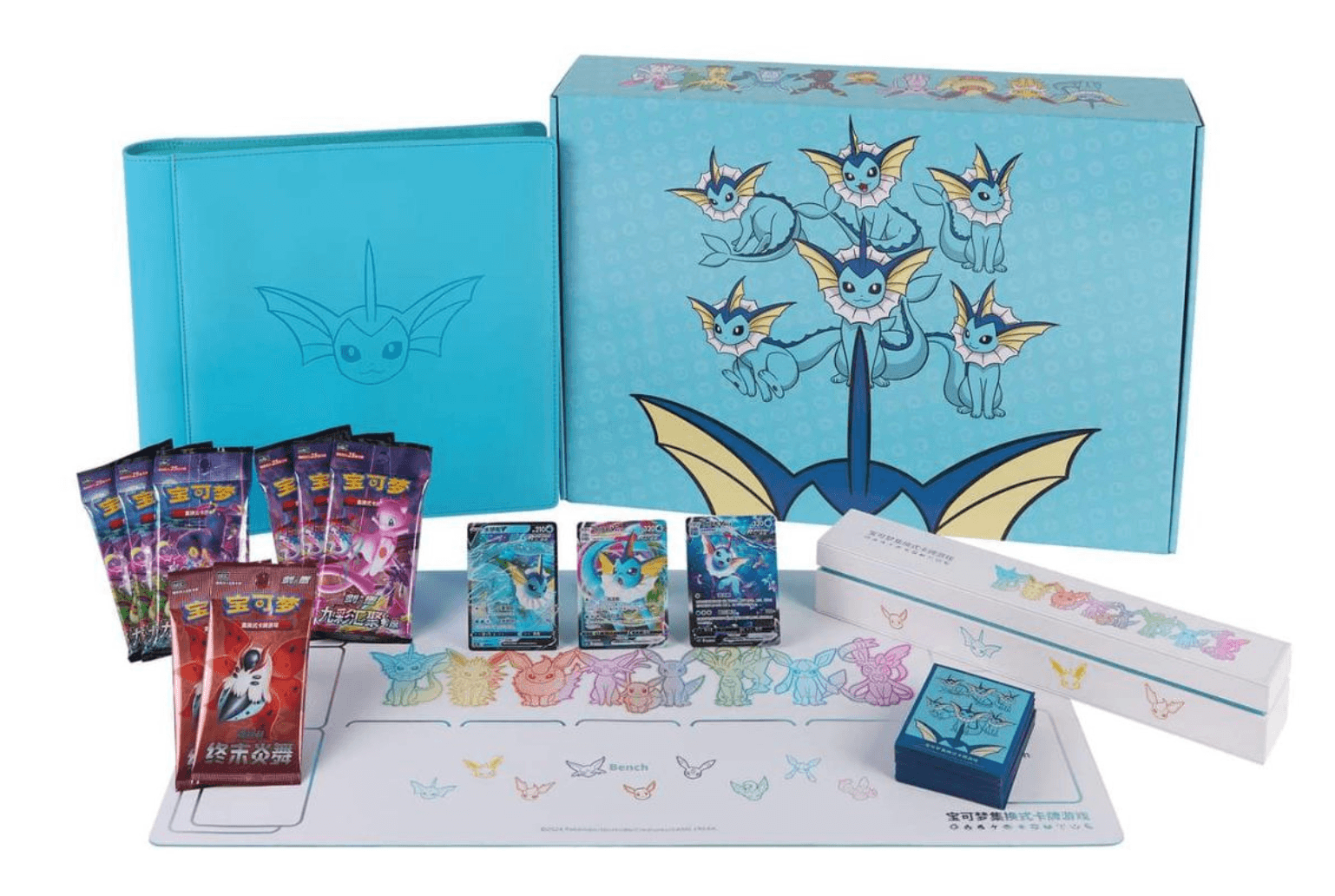 Shop Chinese Pokemon Eevee Evolution Premium Gift Box Vaporeon – TCGHOBBY